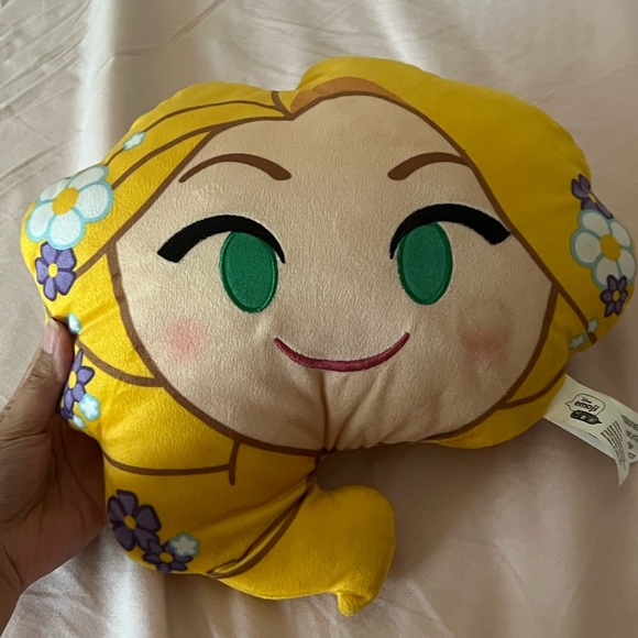 Disney | Accents | Disney Tangled Rapunzel Emoji Pillow | Poshmark